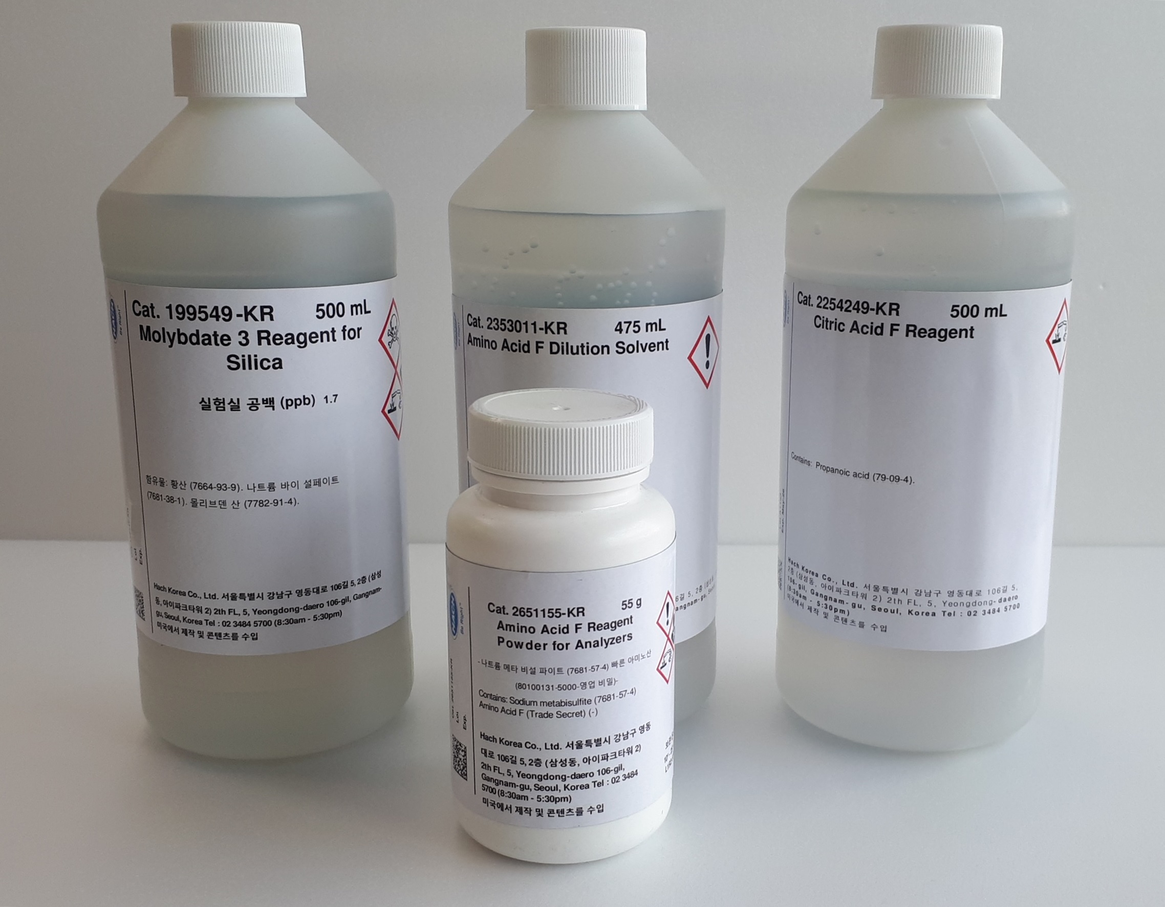 HACH 2429600-KR 실리카 HR 시약 분석 Silicomolybdate Silica Reagent 농도 측정 키트 하크 ...