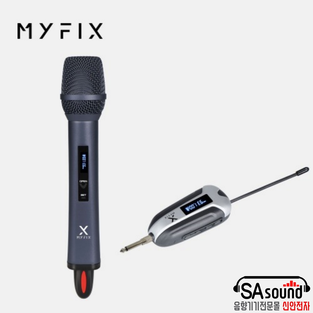 가성비좋은 간편사용 MYFIX MW-901 시리즈, 충전식 휴대용 색소폰 무선핀마이크 MW901S, 기타용 무선마이크 ...